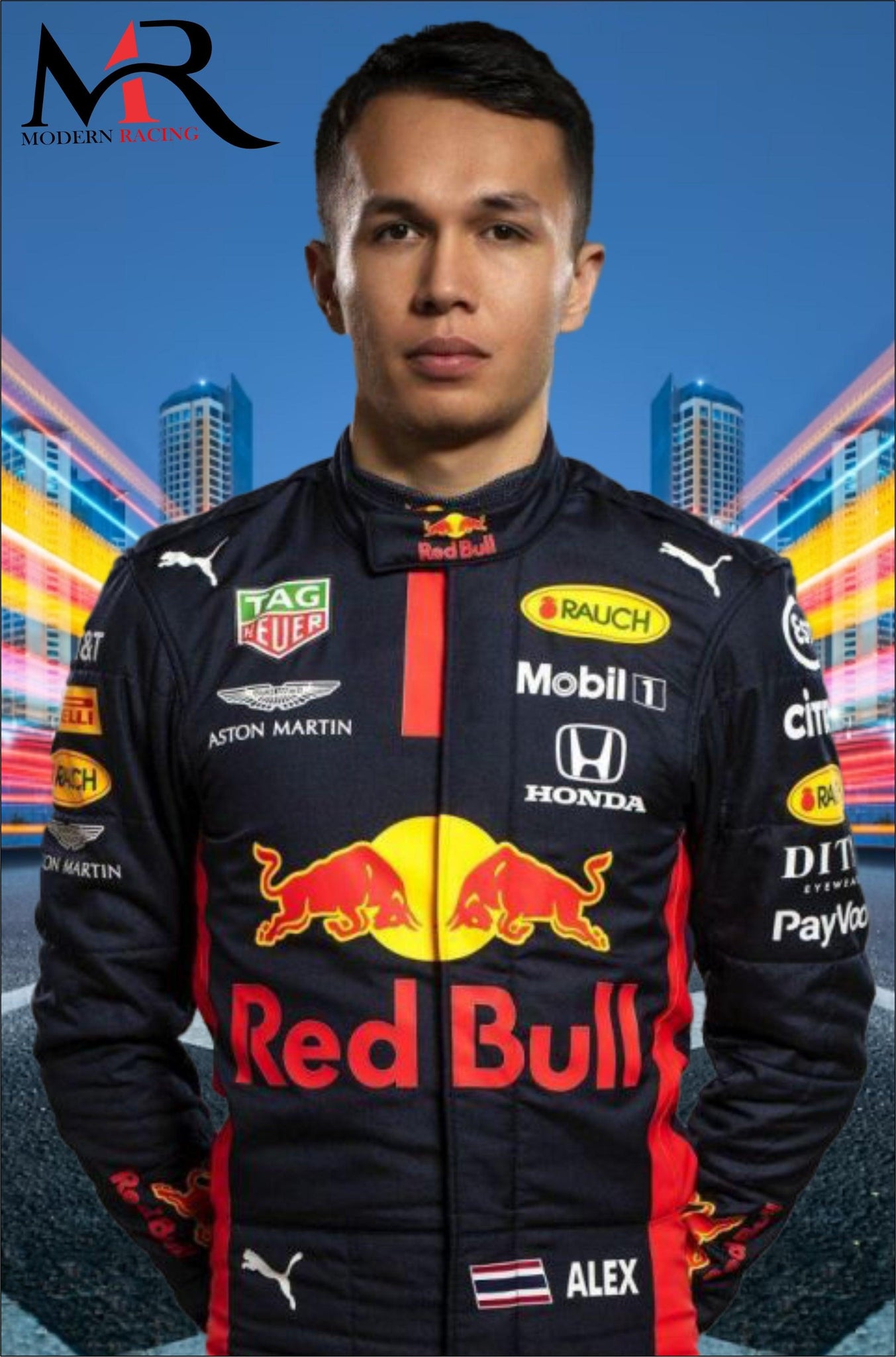 Alex Albon Redbull 2020 F1 Race Suit / MODERN RACING – Modernracing