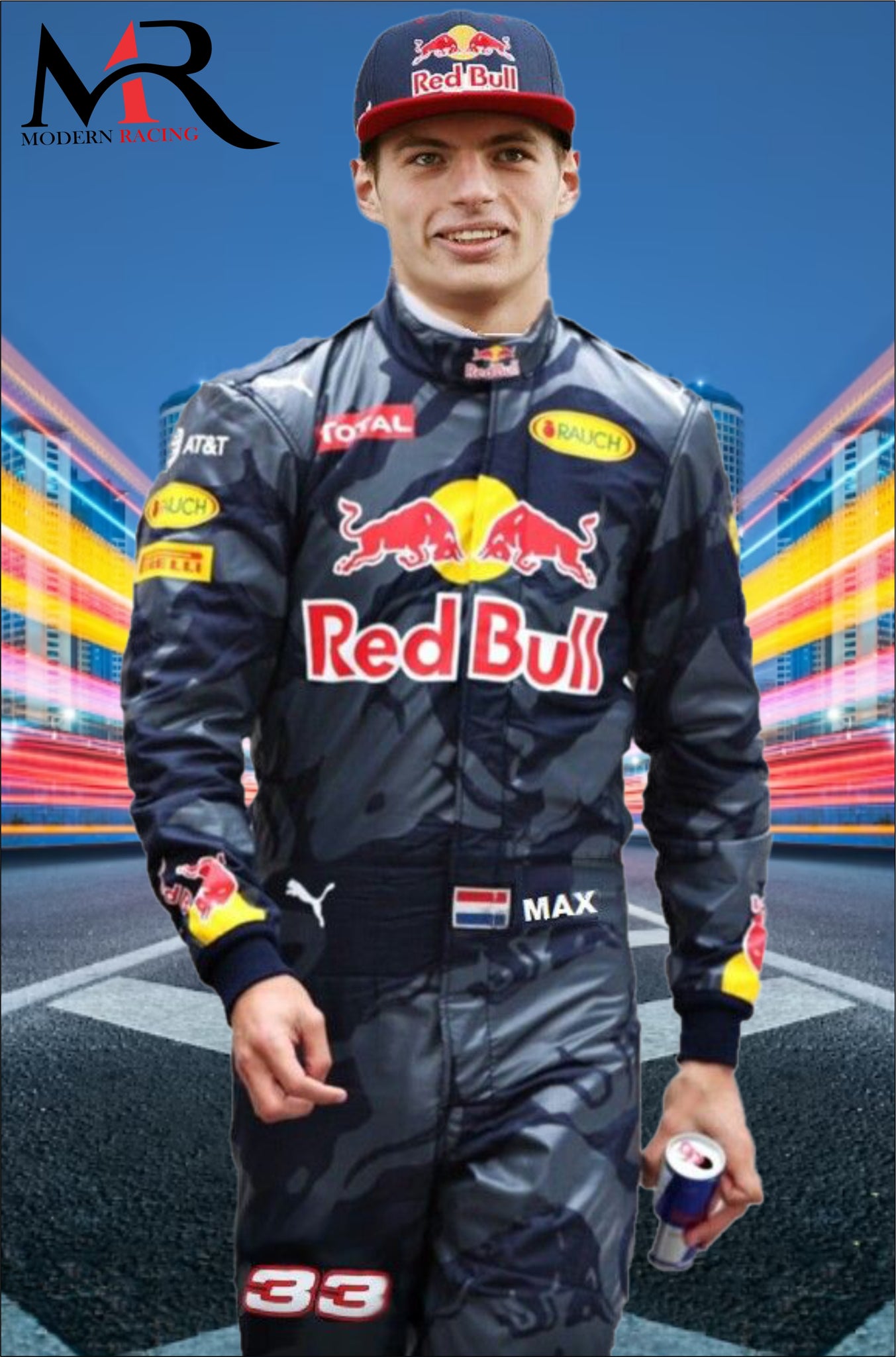 F1 Max Verstappen 2016 RedBull Race Suit / MODERN RACING – Modernracing